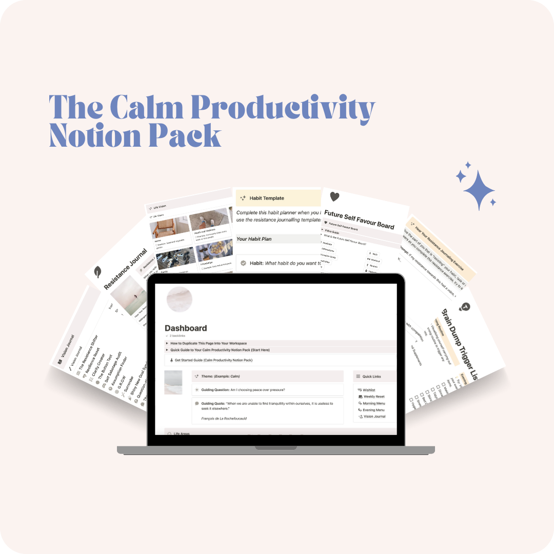The Calm Productivity Notion Pack – MuchelleB